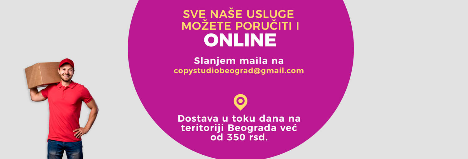 Copy Studio Beograd - Vaš svet digitalne štampe - Vračar
